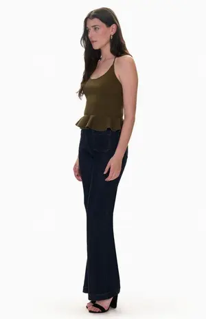 Rebecca Taylor Bailey Sweater Tank - Olive