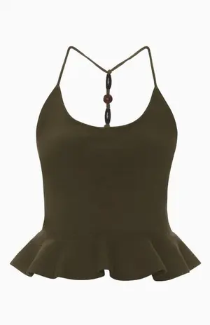 Rebecca Taylor Bailey Sweater Tank - Olive