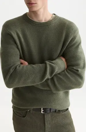 Scotch & Soda Soft Knit Crewneck Sweater - Forest Night