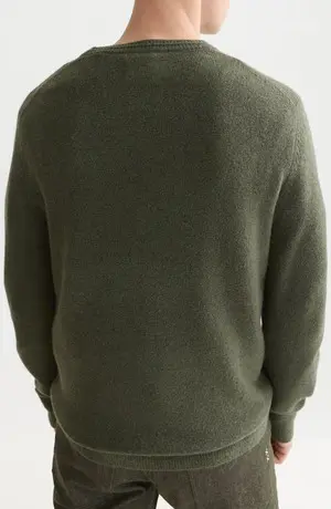 Scotch & Soda Soft Knit Crewneck Sweater - Forest Night