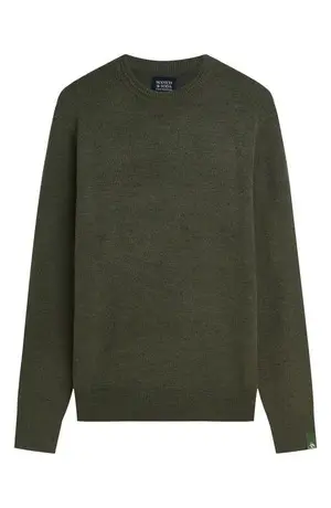 Scotch & Soda Soft Knit Crewneck Sweater - Forest Night