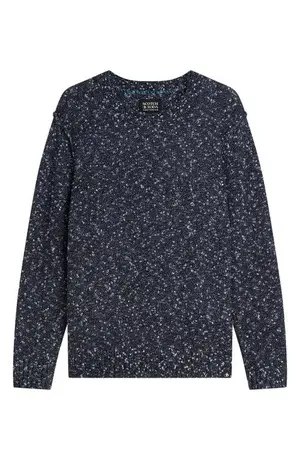 Scotch & Soda Melange Bouclé Crewneck Sweater