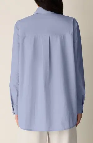 Eileen Fisher Organic Cotton Long Shirt
