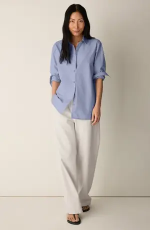 Eileen Fisher Organic Cotton Long Shirt