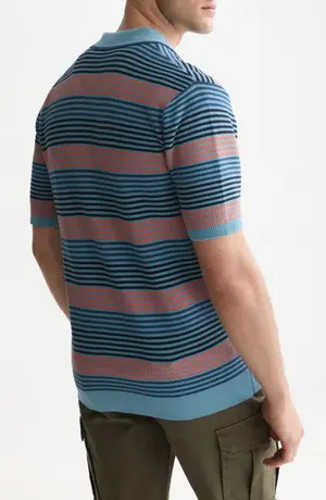 Scotch & Soda Striped Regular Fit Polo