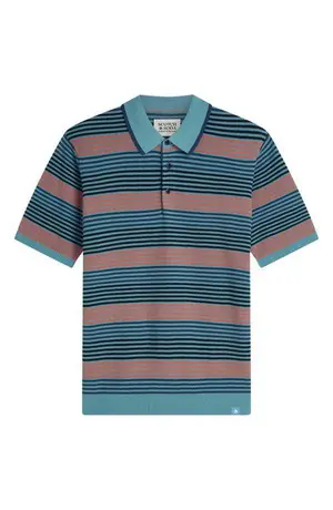 Scotch & Soda Striped Regular Fit Polo