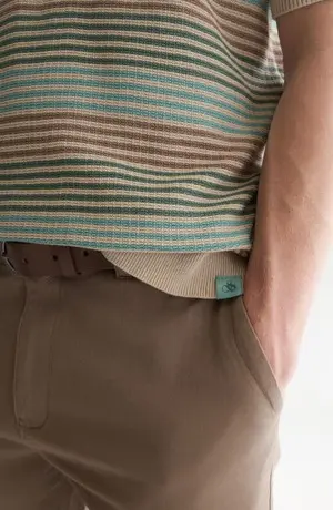Scotch & Soda Striped Regular Fit Polo - Pure Cashmere Stripe
