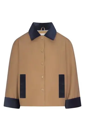 WILLIAMS ATHLETIC CLUB Susi Waxed Cotton Jacket - Sand Beige