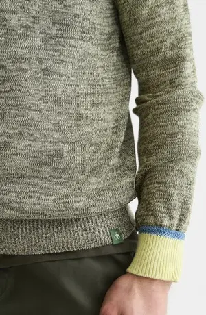 Scotch & Soda Regular Fit Melange Cotton Pullover