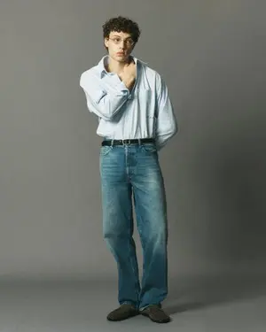 LE PERE Penta 5 Pocket Jeans - Blue