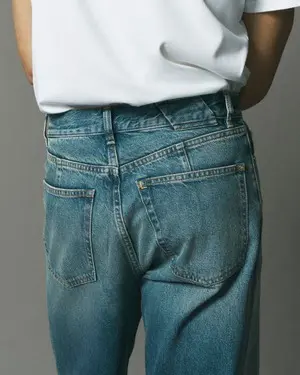 LE PERE Penta 5 Pocket Jeans - Blue