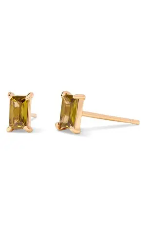 BROOK & YORK Darcy Birthstone Stud Earrings - Gold/aug