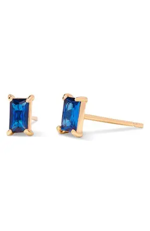 BROOK & YORK Darcy Birthstone Stud Earrings - Gold/sept