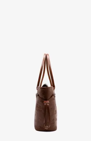 CAVALINHO Cavalo Lusitano 520 Embossed Leather Tote Bag