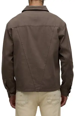 Hudson Jeans Relaxed Long Sleeve Overshirt Jacket
