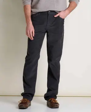 TOAD & CO Coaster Cord Slim Pant - Soot
