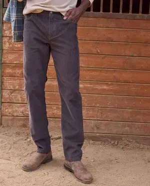 TOAD & CO Coaster Cord Slim Pant - Soot