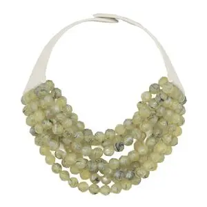 Fairchild Baldwin Neutrals Bella Marble Citrine Necklace - Green