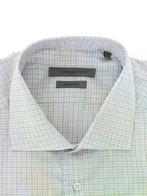 Corneliani Checked French-collar Shirt