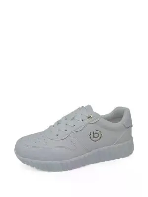 BUGATTI Logo-print Perforated Sneakers - White