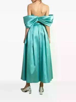 GEMY MAALOUF Strapless Draped-sleeve Blouse