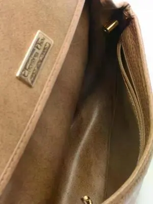 Dior 2000s Cd Plaque Shoulder Bag - Brown
