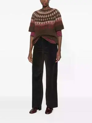 Momoni Corduroy Wide-leg Trousers