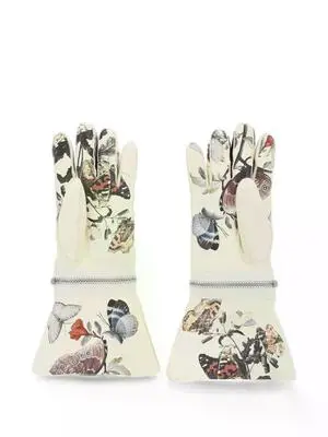 Undercover Modular-printed Leather Gloves
