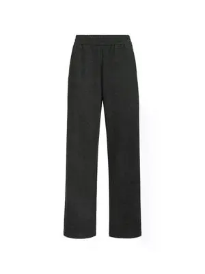 Brunello Cucinelli Cashmere Interlock Track Trousers - Grey