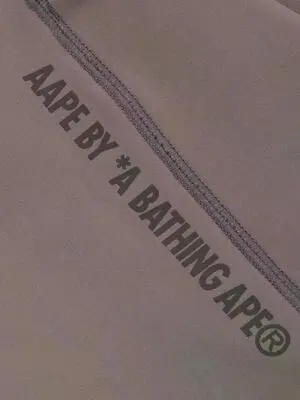 AAPE BY *A BATHING APE Moonface Printed Biker Shorts