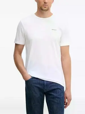 HACKETT LONDON Logo-print Short-sleeve T-shirt - White