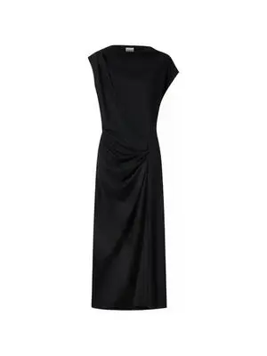MARANT ETOILE Naerys" Draped Maxi Dress - Black