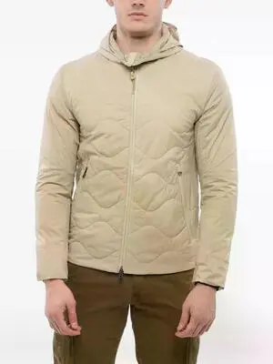 Woolrich Quilted Hooded Jacket - Neutrals