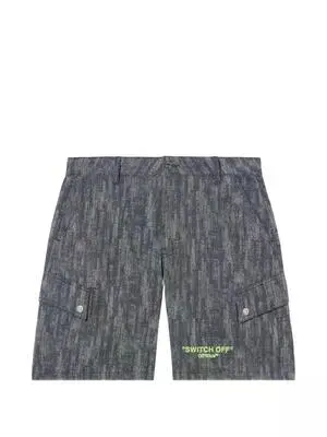 Off-White Switch Off Shorts - Blue