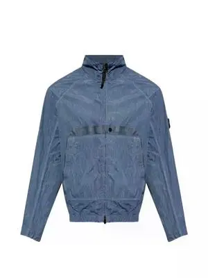 Stone Island Warp Rib Nylon-tc Jacket - Blue