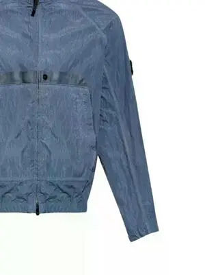 Stone Island Warp Rib Nylon-tc Jacket - Blue