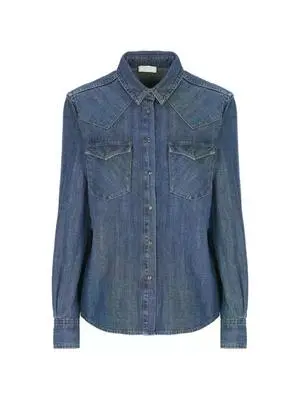 Peserico Button-down Shirt - Blue