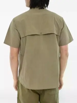 Woolrich Short-sleeve Band-collar Shirt