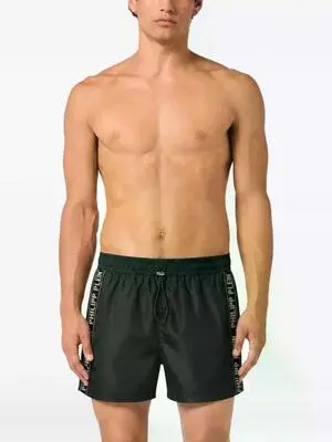 Philipp Plein Swimming Shorts Crystal Tape