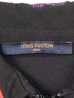 LOUIS VUITTON 2010s Logo-embroidered Polo Shirt