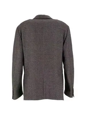 LARDINI Roma Prince Of Wales Check-pattern Blazer