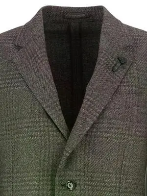 LARDINI Roma Prince Of Wales Check-pattern Blazer