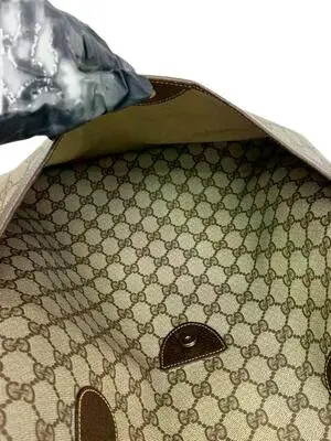 Gucci 1980-1990 Gg Supreme Web Tote Bag - Neutrals