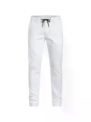 MASON'S Jersey-twill Drawstring Trousers - White