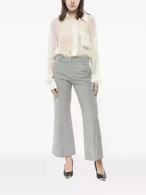 QL2 QUELLEDUE Awning-stripe Chino Trousers