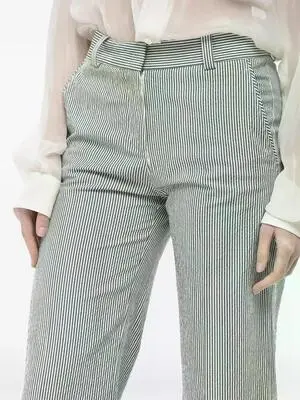 QL2 QUELLEDUE Awning-stripe Chino Trousers