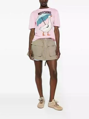 Moschino Short-sleeve Goose Motif Top