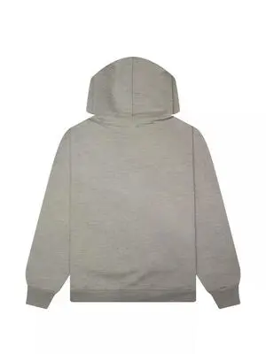 PLEASURES Logo-print Pouch-pocket Hoodie - Grey