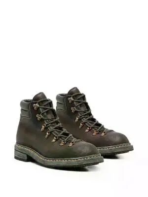 Guidi 19m Leather Hiking Boots - Green