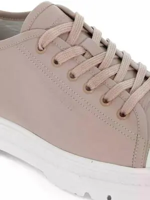 Woolrich Hammered Leather Chunky Sneakers